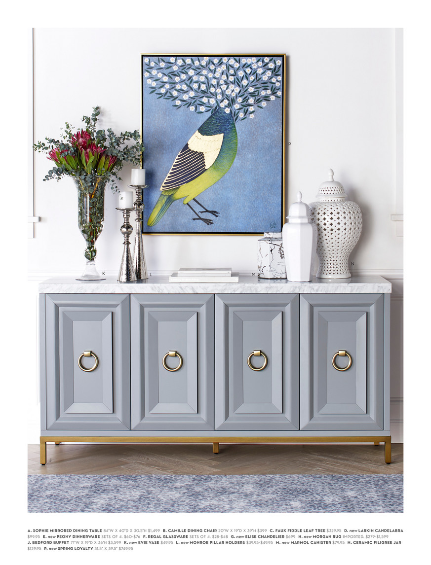 Z gallerie buffet table store